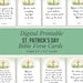 Digital Saint Patricks Day Bible Verse Cards, Spring Printable ...