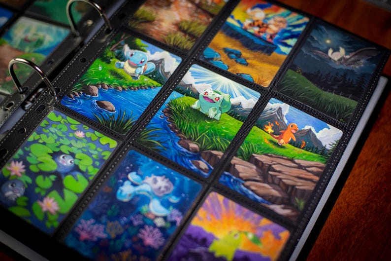 Commission Custom Hand Painted Pokemon Card - Etsy