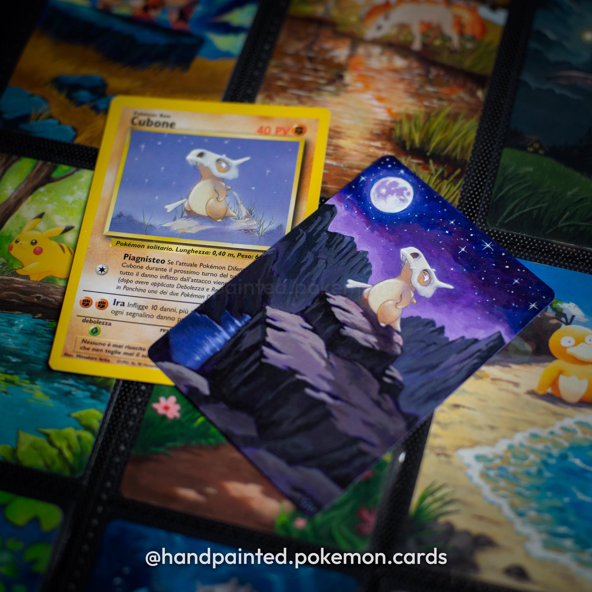 Commission Custom Hand Painted Pokemon Card - Etsy