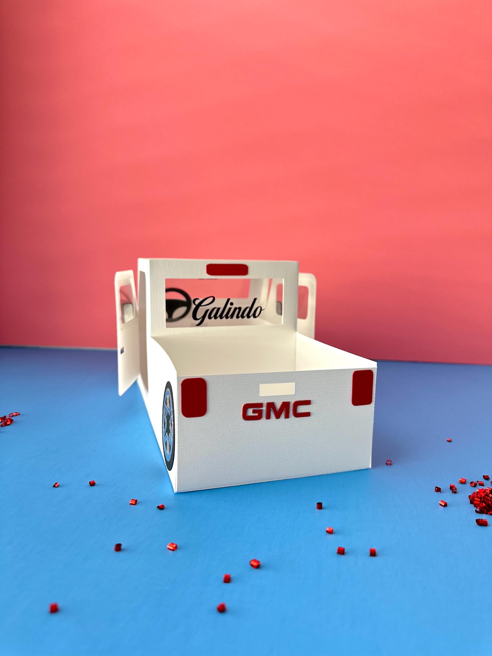3D Single Cab Custom Truck Paper Gift Box - Etsy