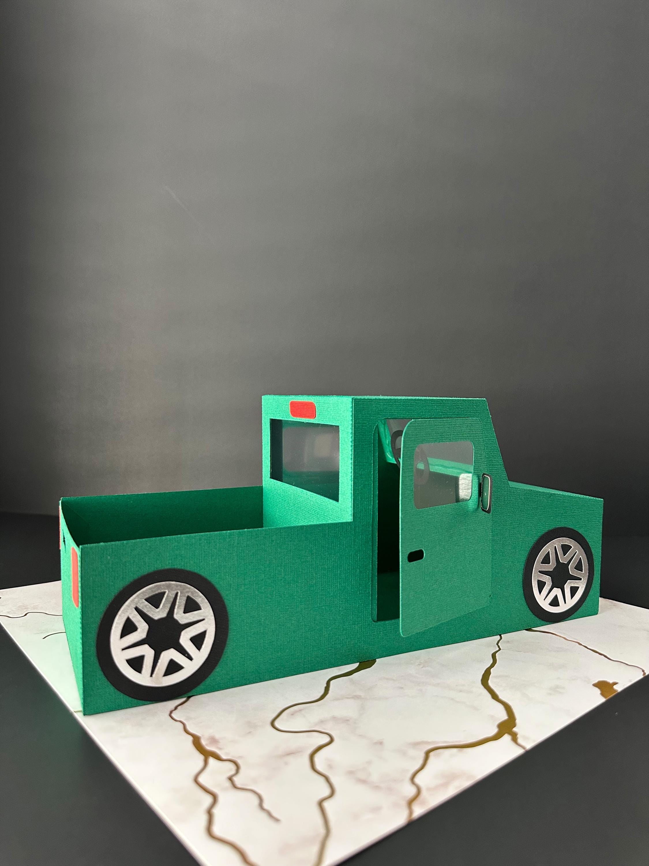3D Single Cab Custom Truck Paper Gift Box - Etsy