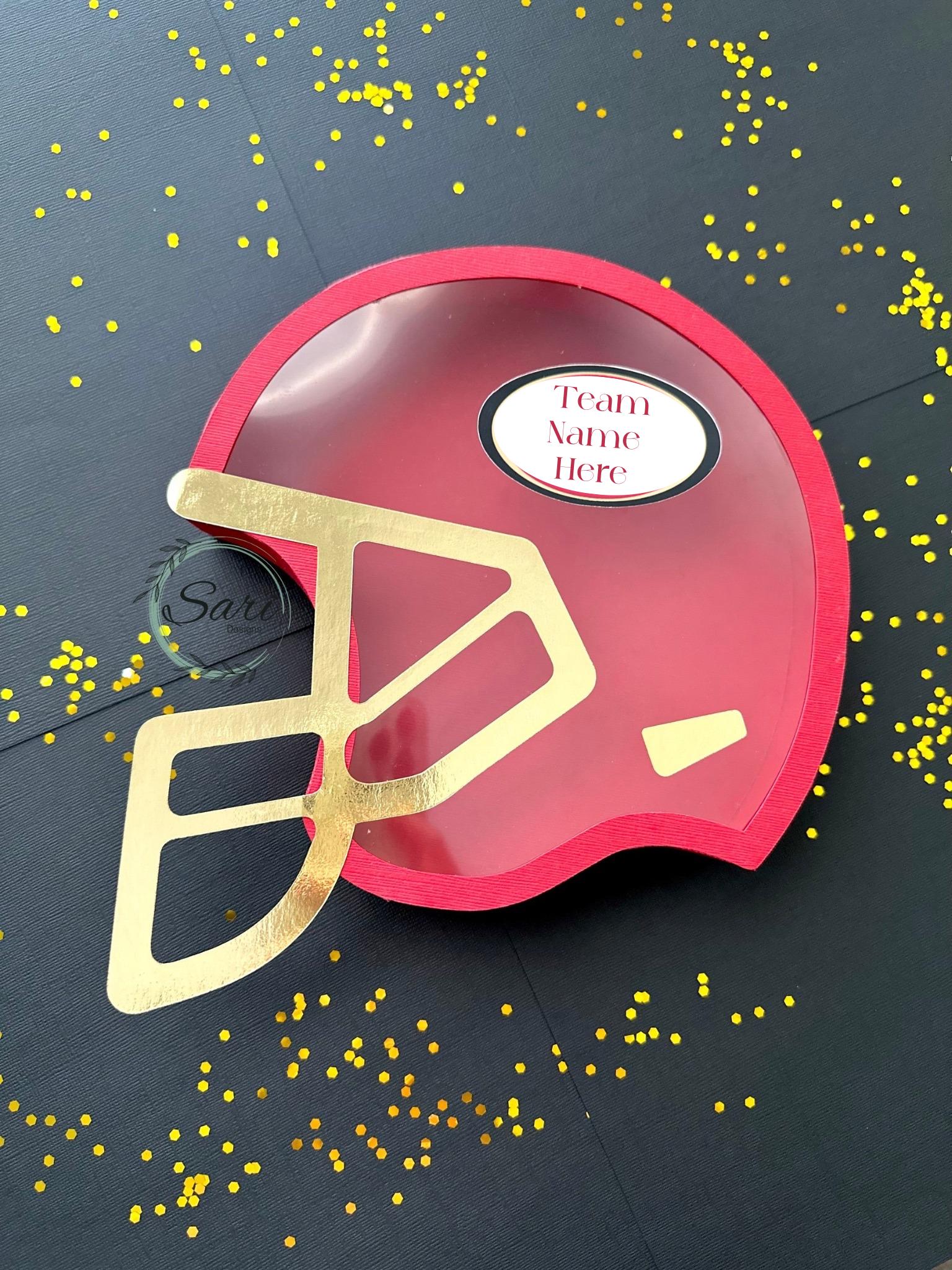 Football Helmet Box, Paper Box, Gift Box for a Football Enthusiast ...
