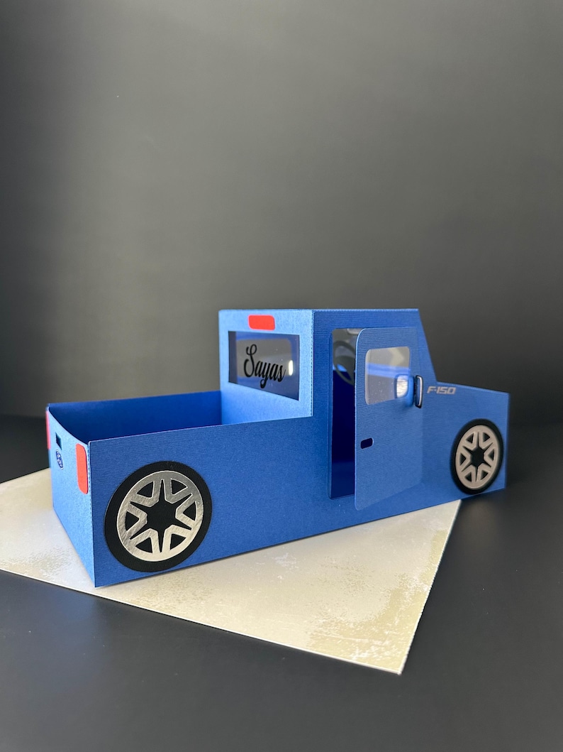 3D Single Cab Custom Truck Paper Gift Box - Etsy