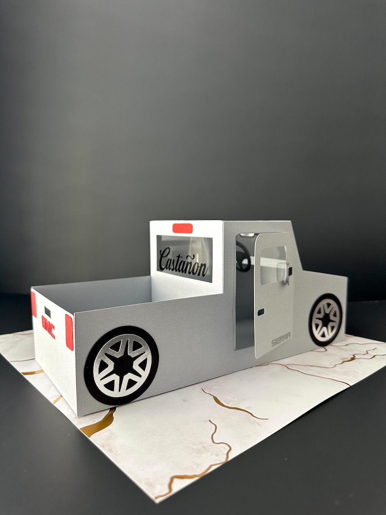 3D Single Cab Custom Truck Paper Gift Box - Etsy
