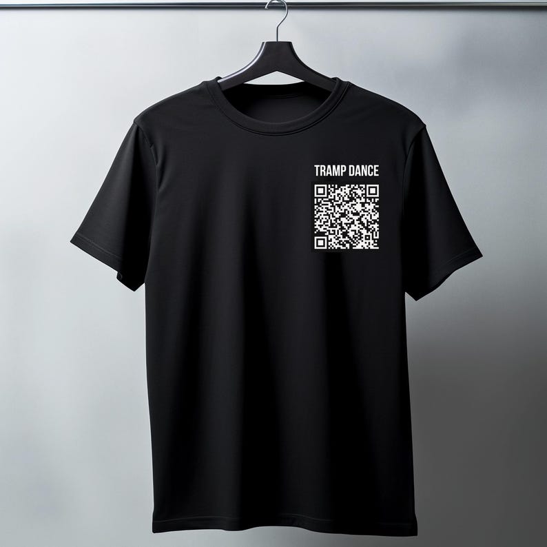 Custom QR Code T-shirt – Personal QR Code Design for Social Media ...