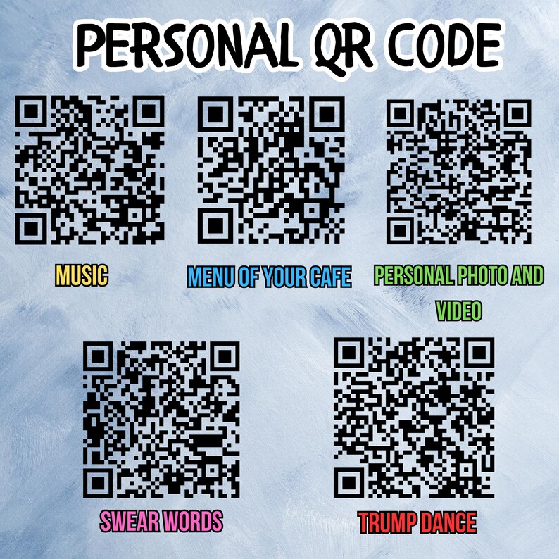 Custom QR Code T-shirt – Personal QR Code Design for Social Media ...