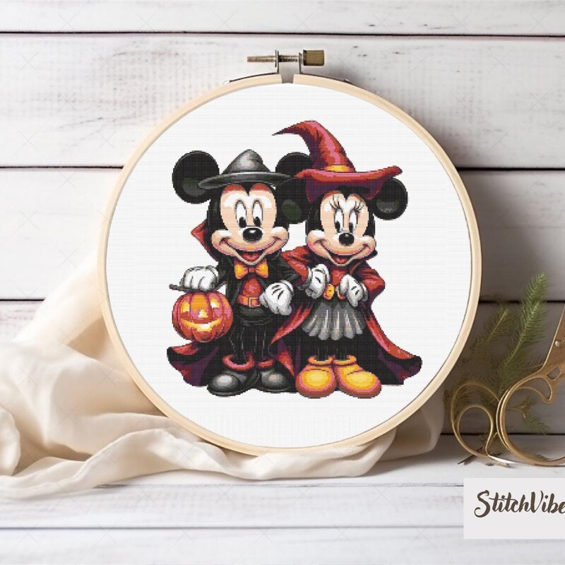 Mickey Cross Stitch - Etsy