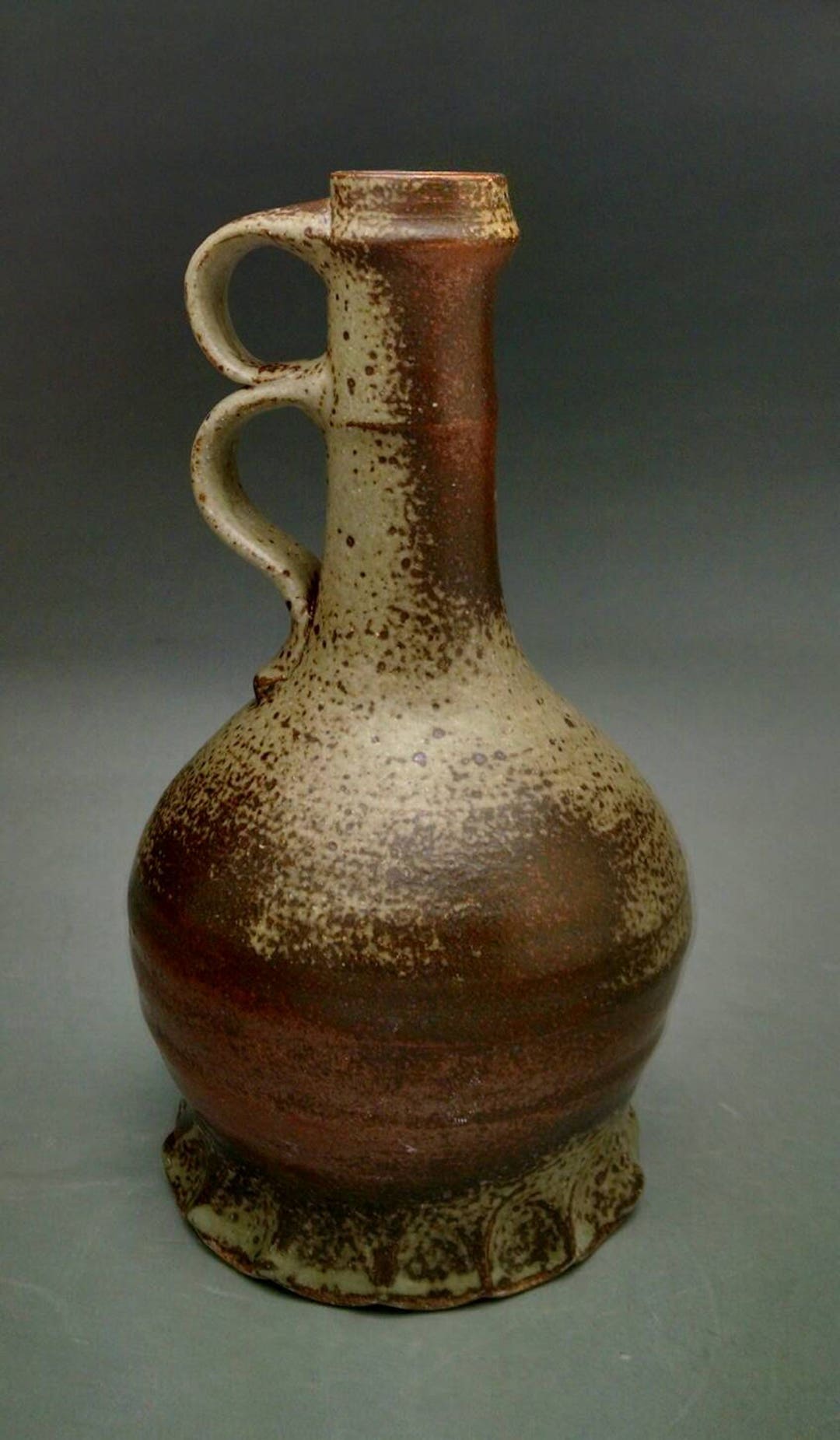 Medieval Stoneware Raeren Bottle W/ Two Handles - Made to Order - Etsy
