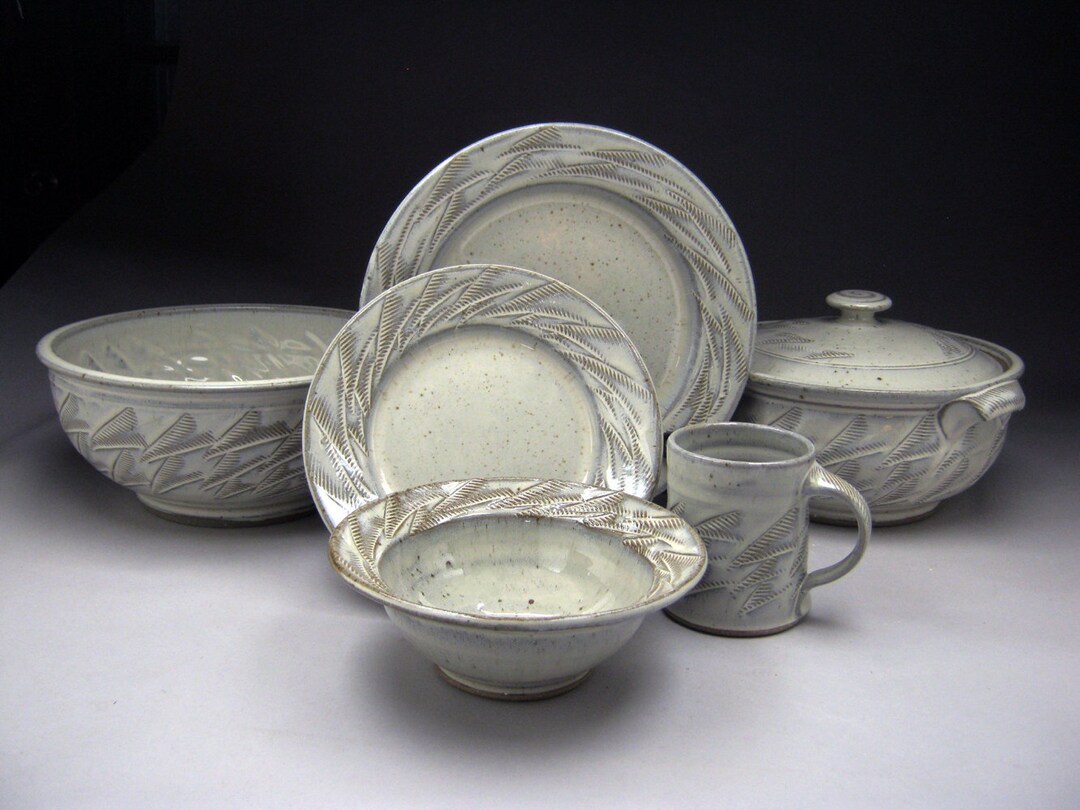 3 Piece Dinnerware Place Setting - Made to Order - Etsy