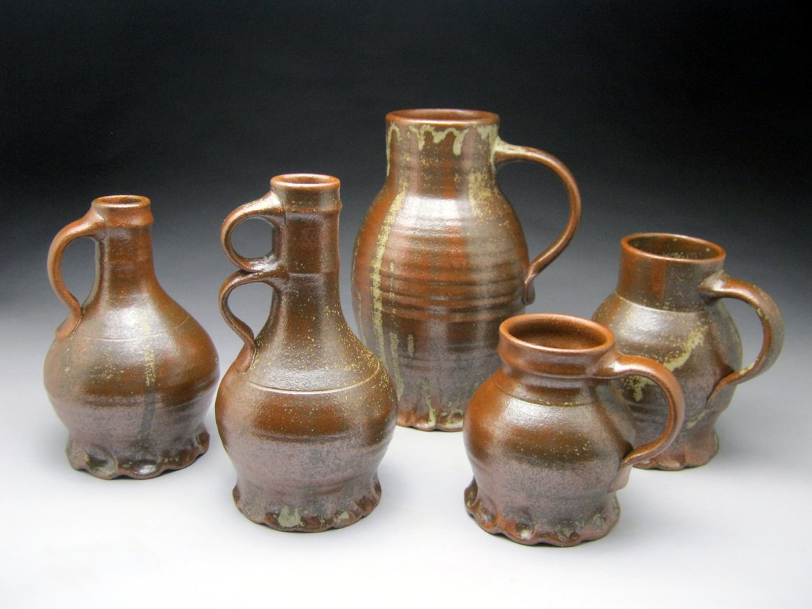 Medieval Stoneware Raeren Bottle W/ Two Handles - Made to Order - Etsy