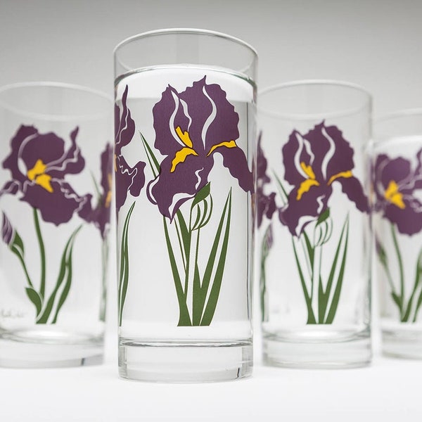 Iris Glassware - Etsy