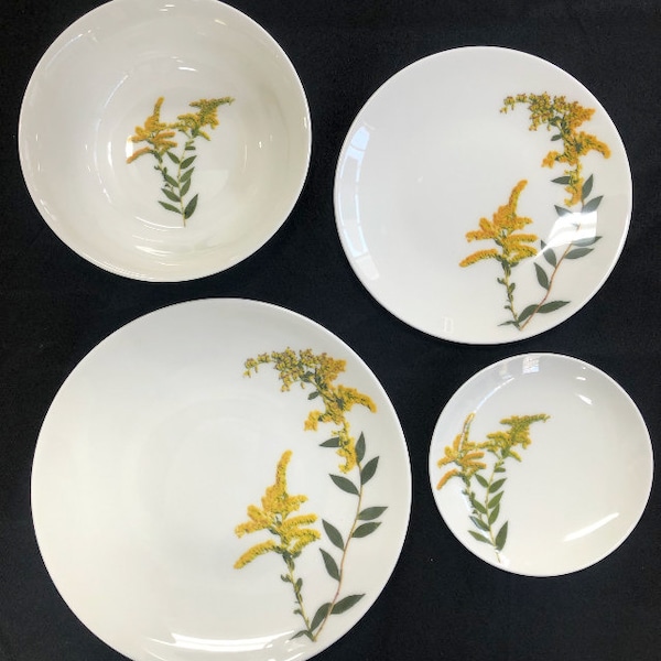 Botanical Plates - Etsy