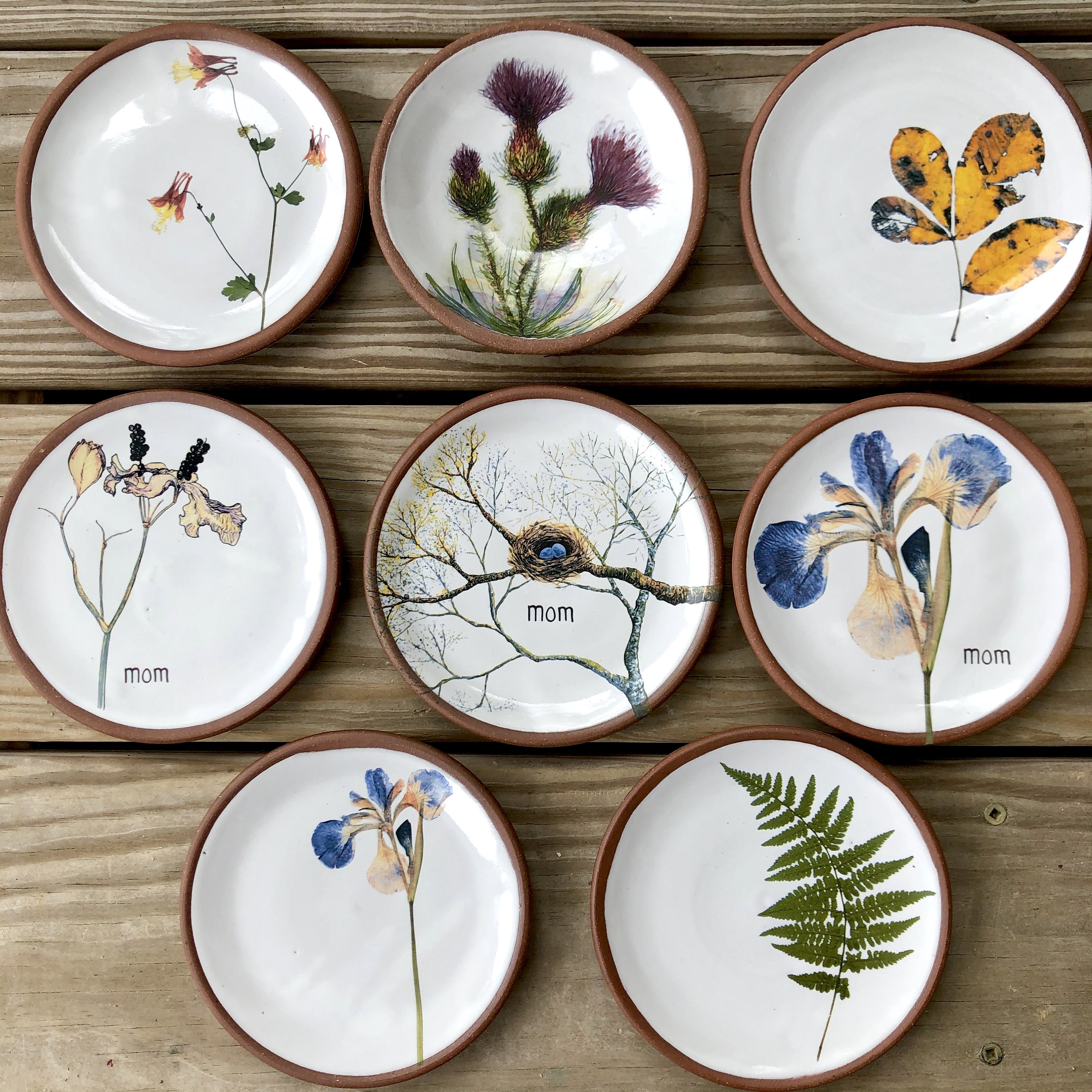 Personalized Jewelry Dish: Handmade Pottery Ring Dish Birds | Etsy