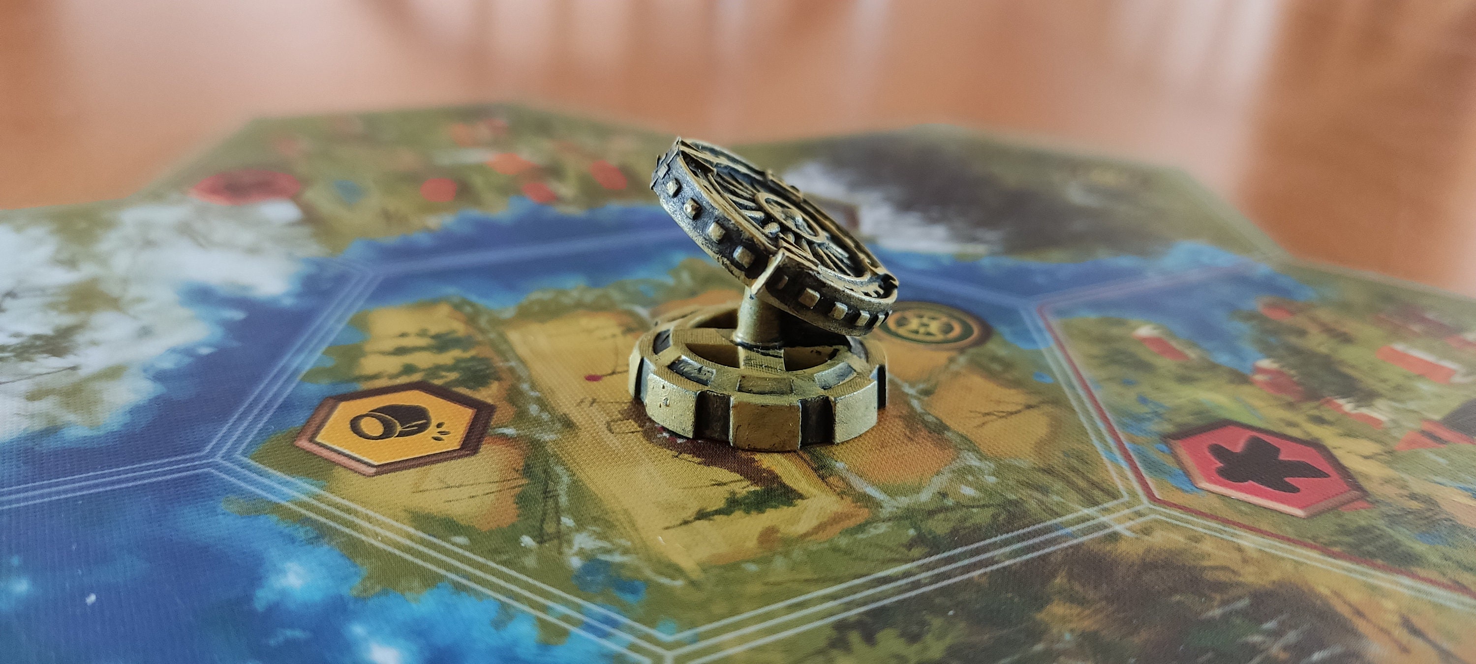 12 Polymer Resin Compass, Expedition Map Token, Scythe Encounter Tokens ...