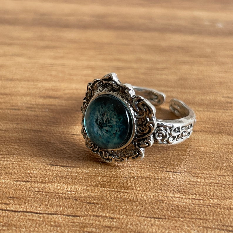 Elden Ring Inspired Dark Moon Ring 1:1 Replica Brass Wedding Ring for Ranni Adjustable Size - Etsy