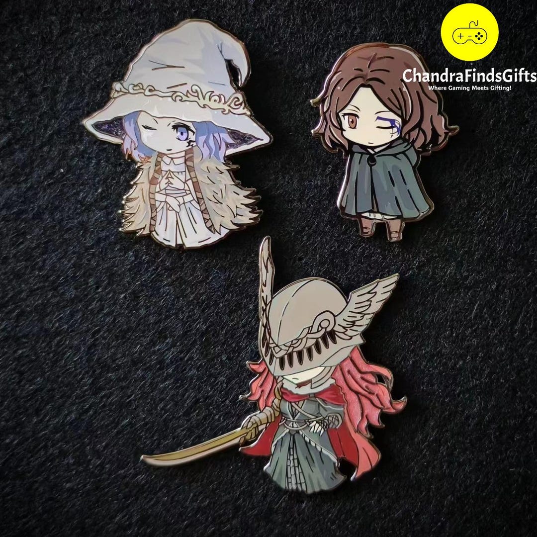 Pin Collection: Malenia, Melina, Ranni – High-quality Enamel Pins for ...