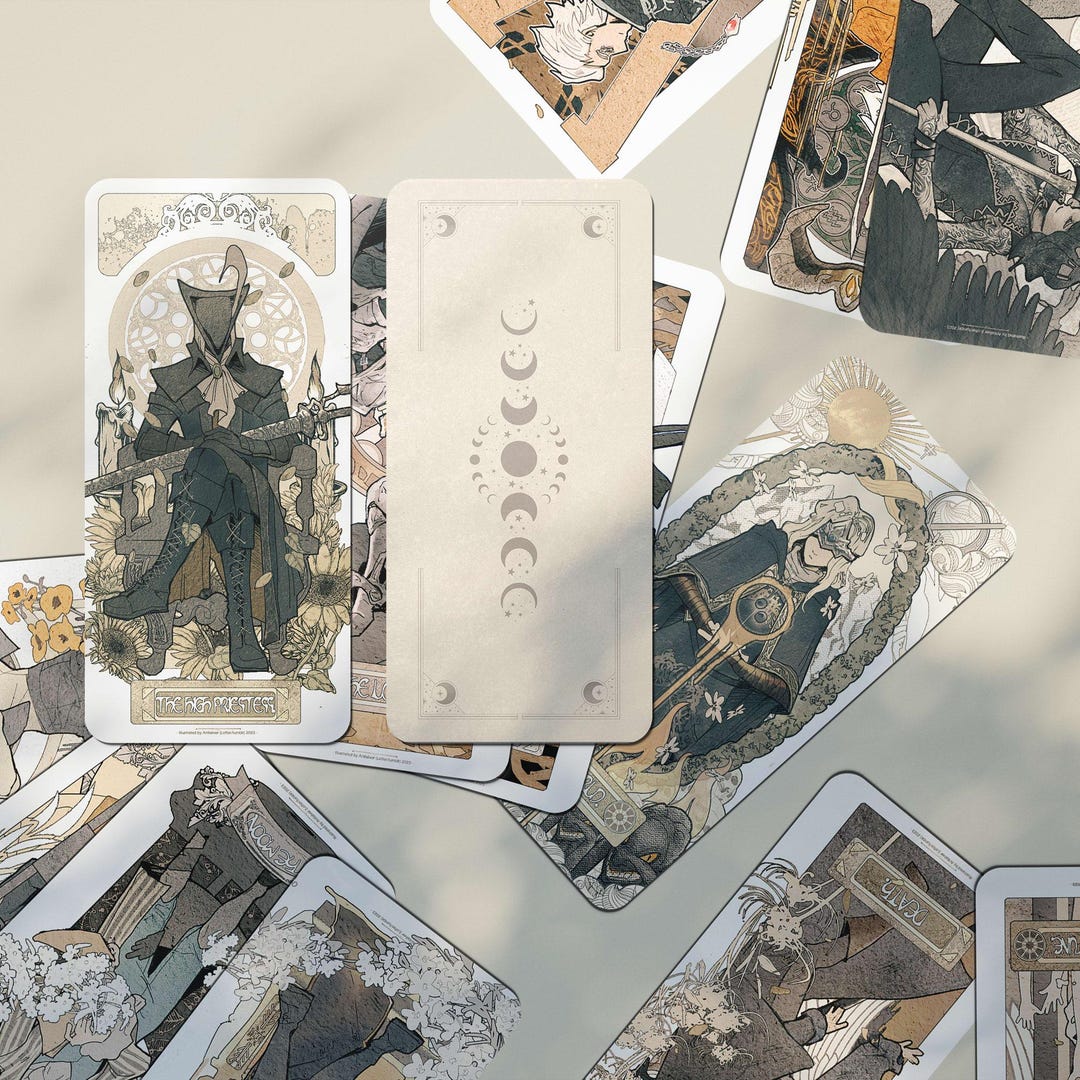 Handcrafted Tarot Cards Set Inspired by Assassin's Creed, Bloodborne ...