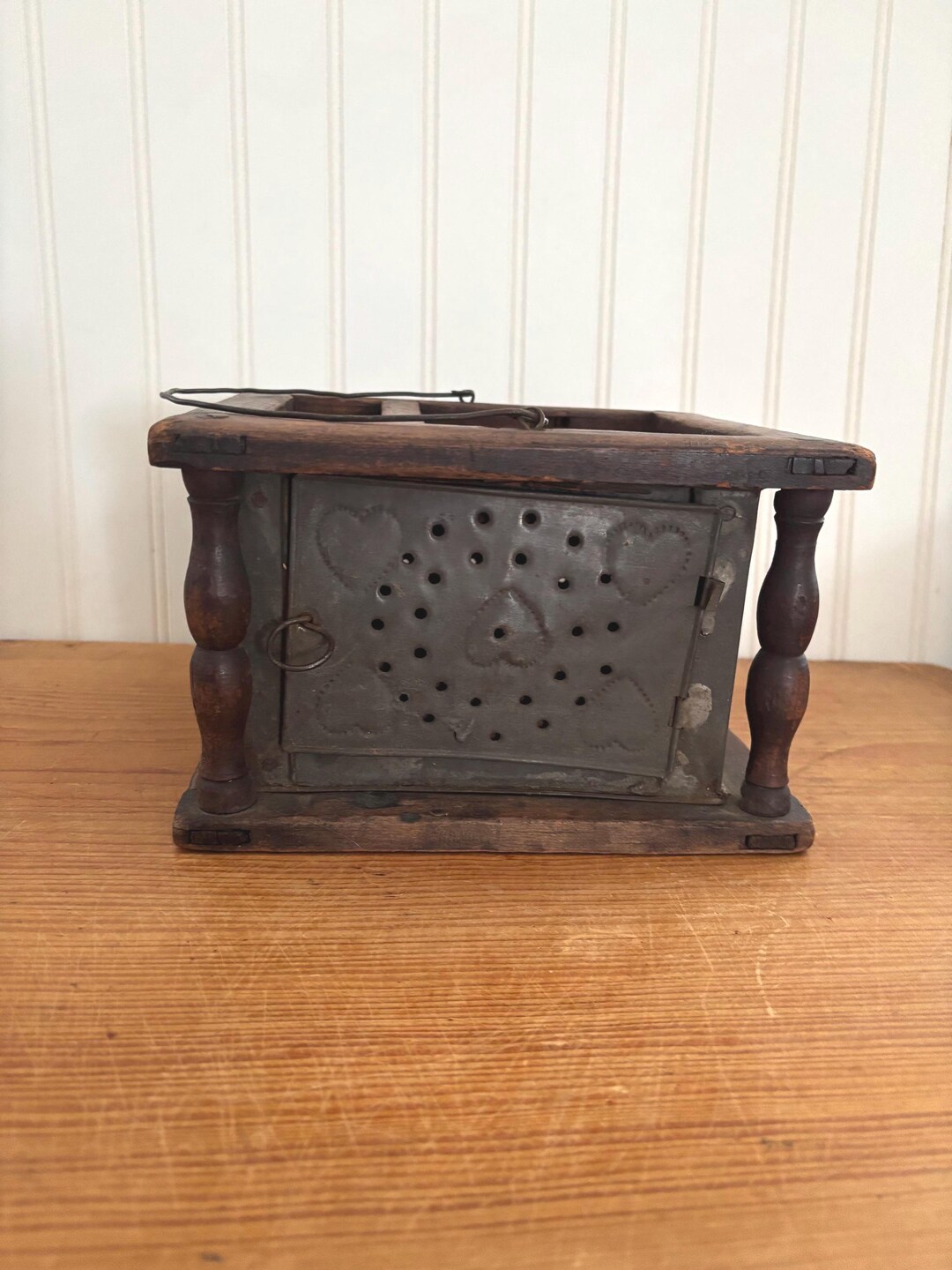 Antique Early American Foot Warmer Box - Etsy
