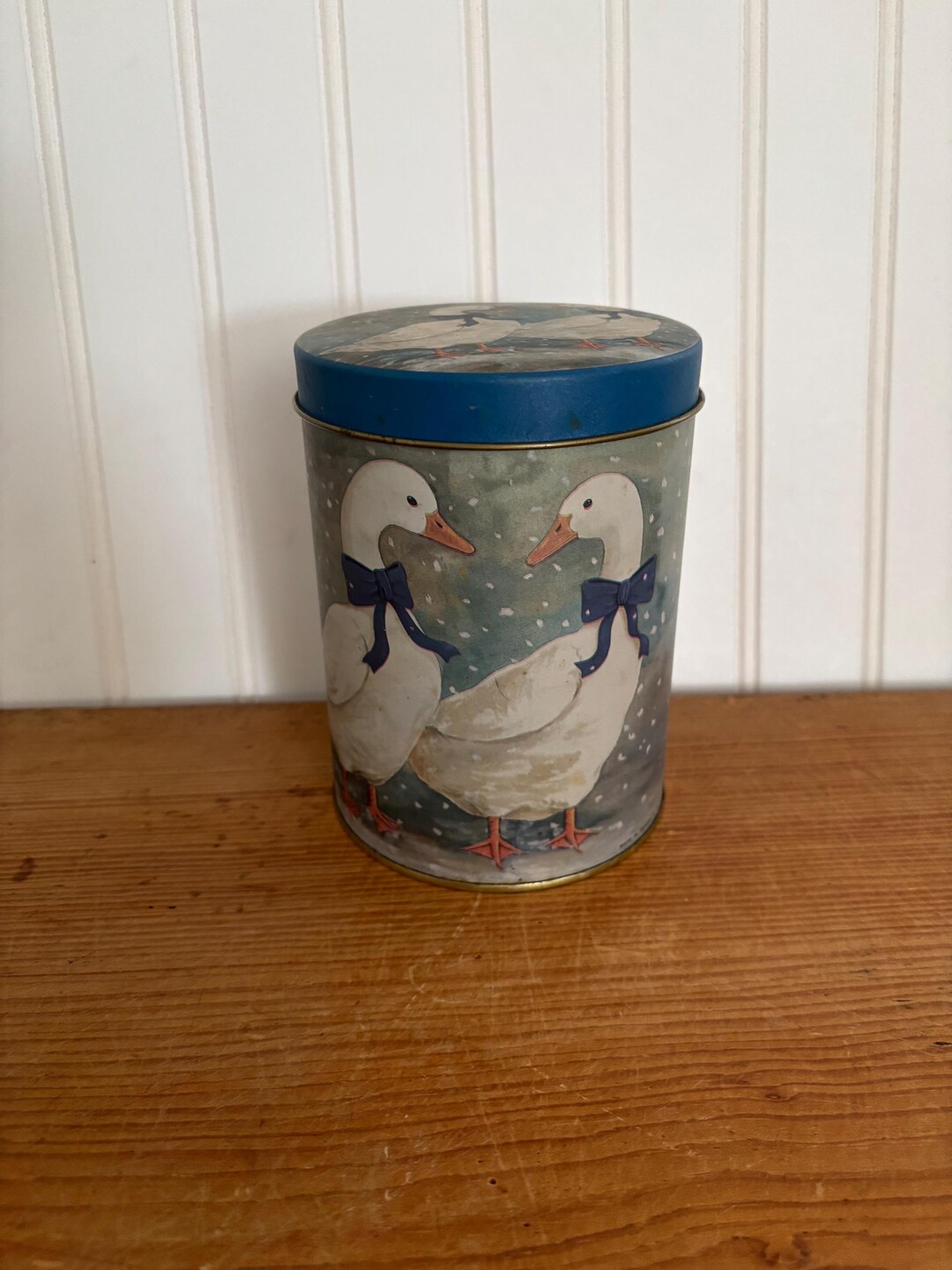 Vintage Goose Tin - Etsy