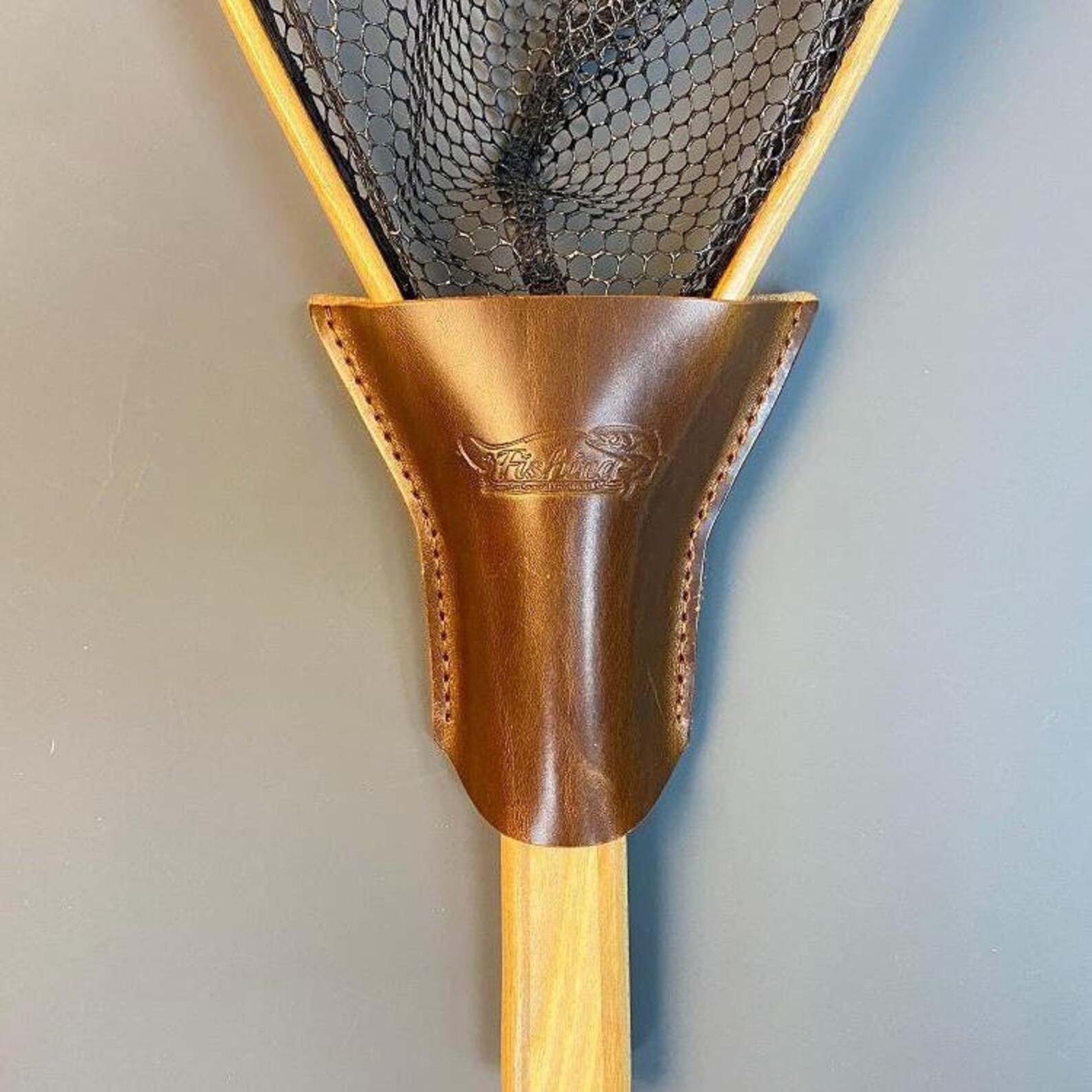 Personalized Leather Landing Net Holster - Etsy