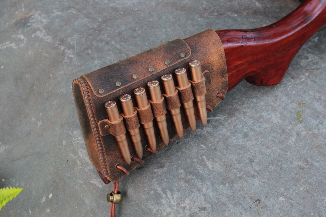 Leather Cartridge Combined Calibre Cuff - Etsy