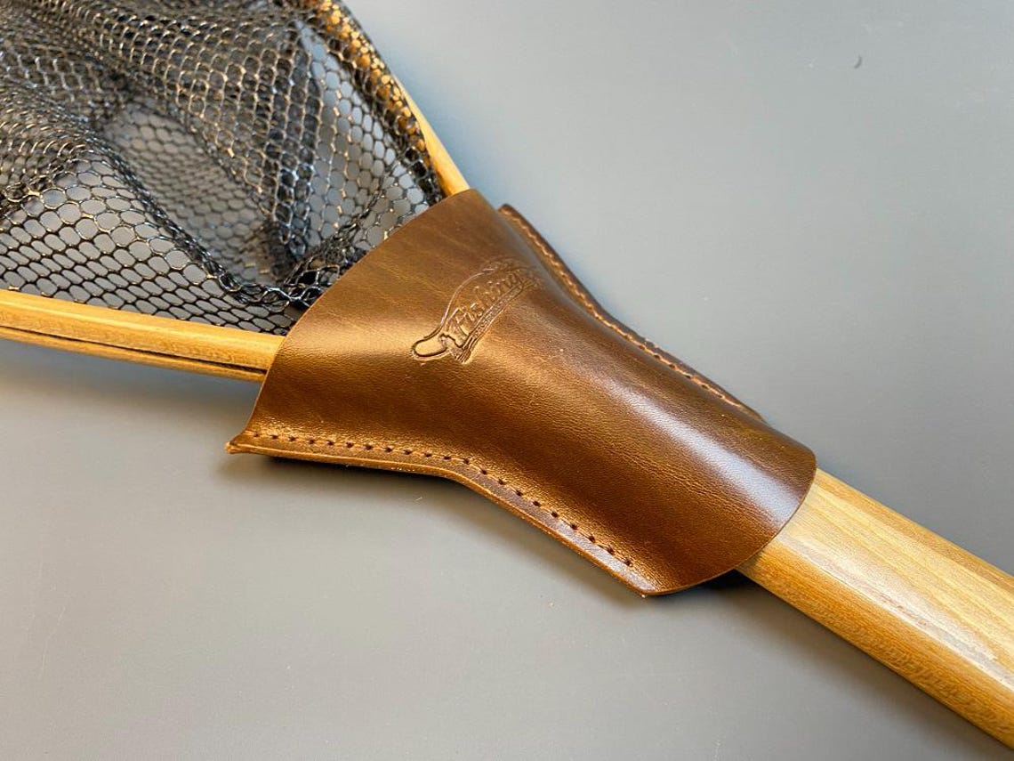 Personalized Leather Landing Net Holster - Etsy
