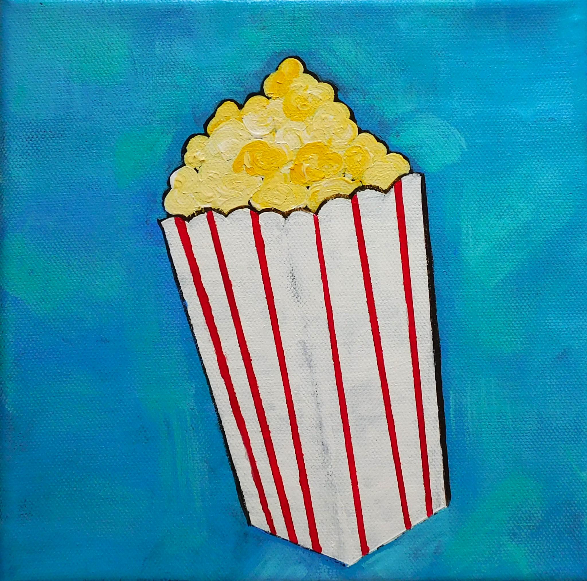 Popcorn Painting - Etsy