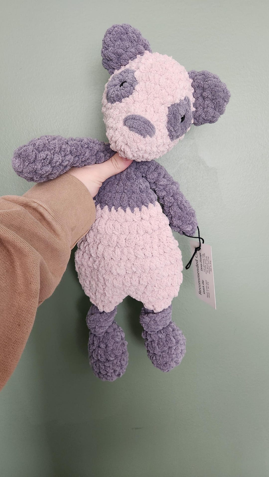 READY TO SHIP Crochet Panda Snuggler - Etsy