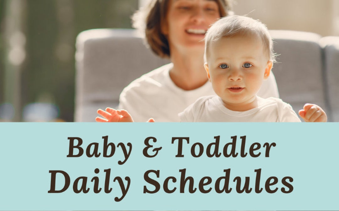 Baby Toddler Daily Schedules and Nap Routine E-book - Etsy