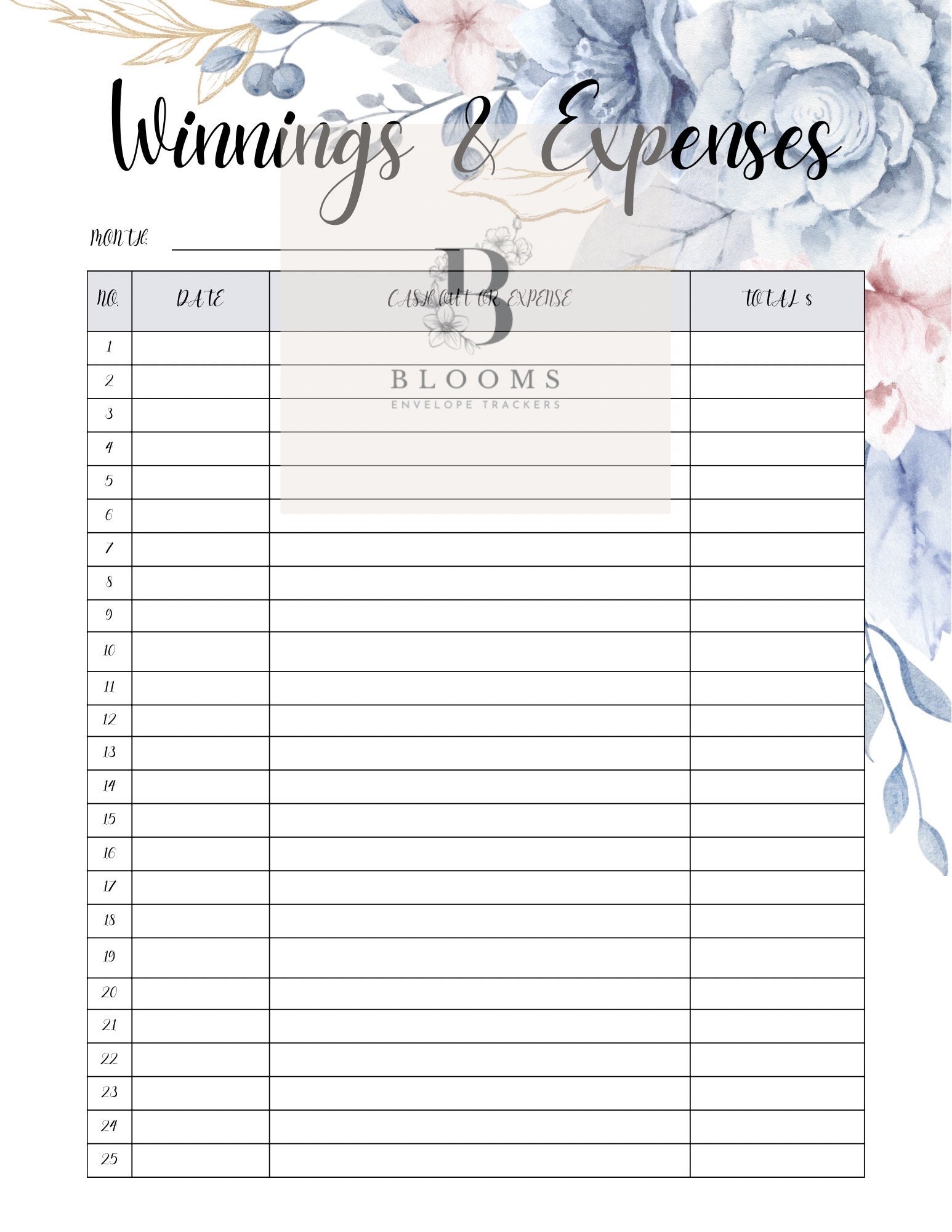Printable Tracker for Viral Envelope Writing Side-hustle - Etsy