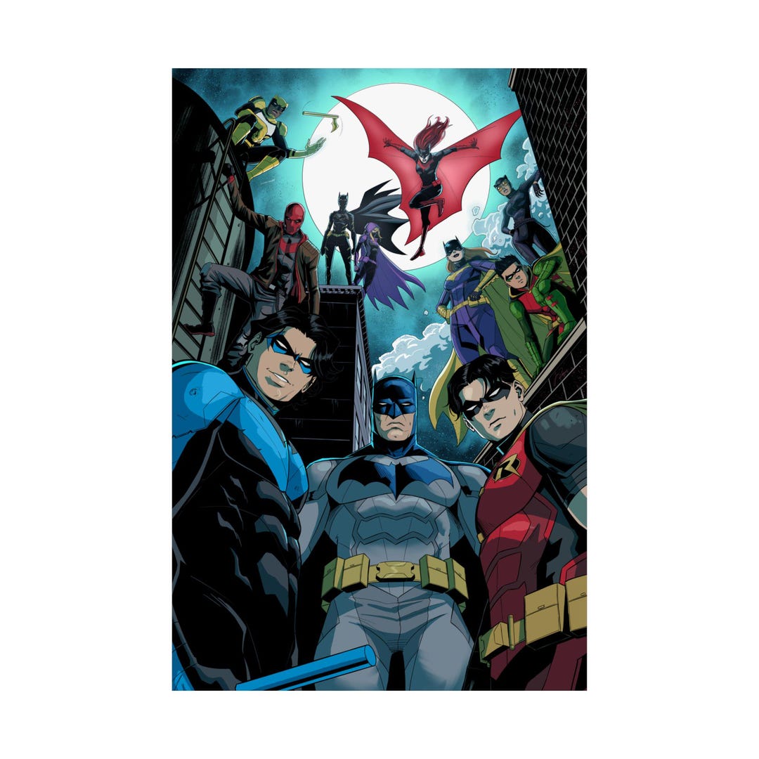 Batfam Poster - Etsy