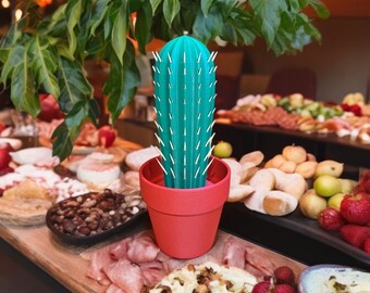 Cactus Toothpick Holder 3D Printed for Kitchen and Dining Room Decor ...