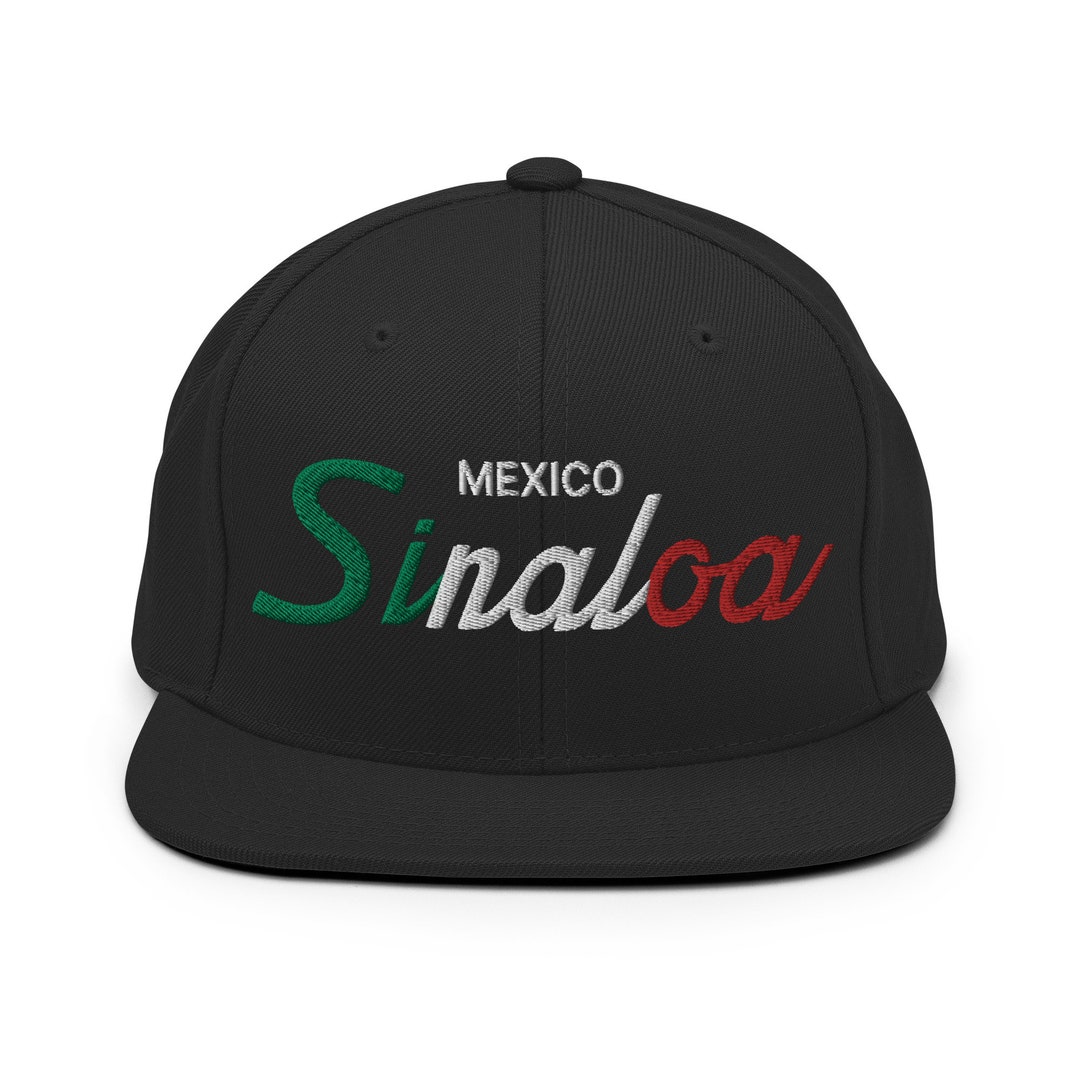 Sinaloa Mexico Vintage Sports Script Snapback Hat - Etsy