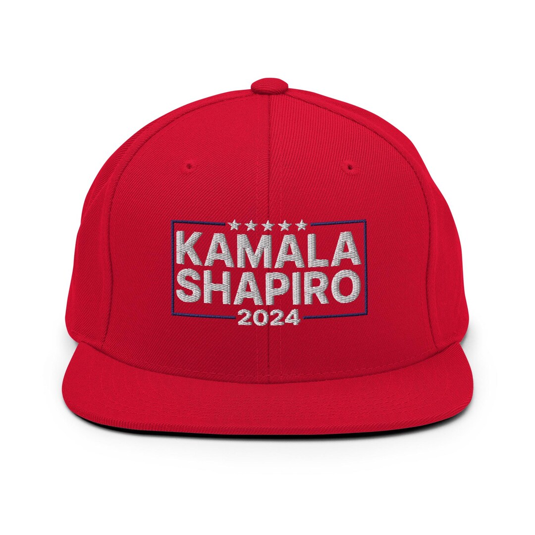Kamala Harris '24 2024 Josh Shapiro Flat Bill Brim Snapback Hat - Etsy