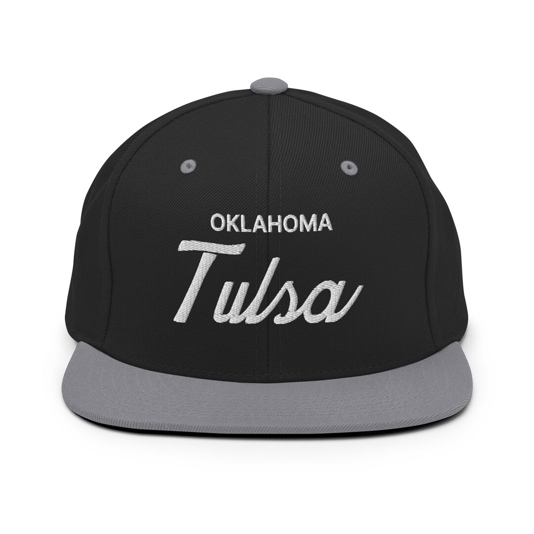 Tulsa Oklahoma II Vintage Sports Script Snapback Hat - Etsy