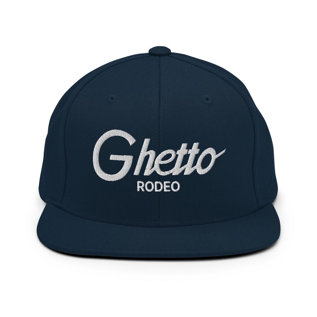 Ghetto Rodeo II Vintage Sports Script Snapback Hat - Etsy