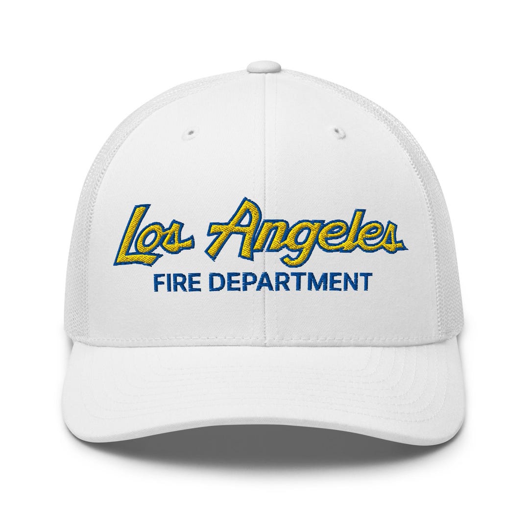 LAFD Los Angeles Fire Department Football Vintage Sports Script ...