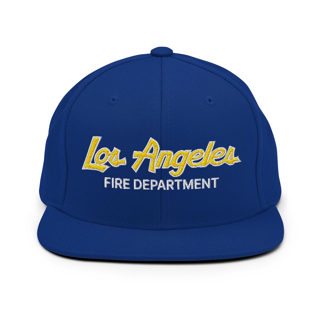 LAFD Los Angeles Fire Department Football Vintage Sports Script ...