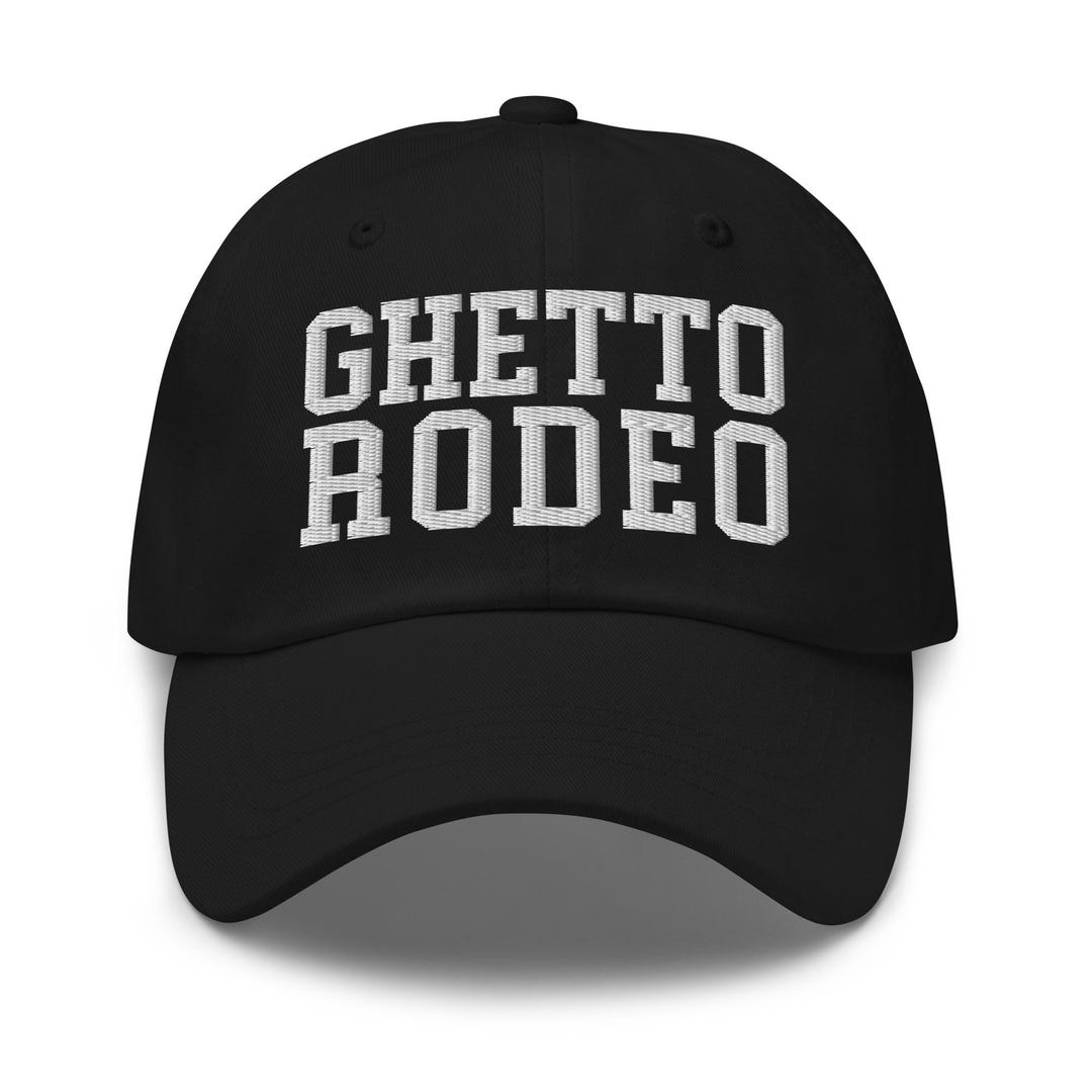 Ghetto Rodeo Varsity Letterman Block Dad Hat - Etsy