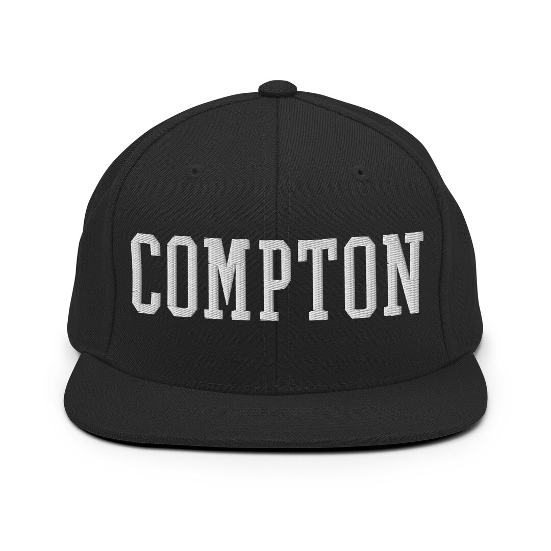 Compton Varsity Letterman Block Snapback Hat - Etsy