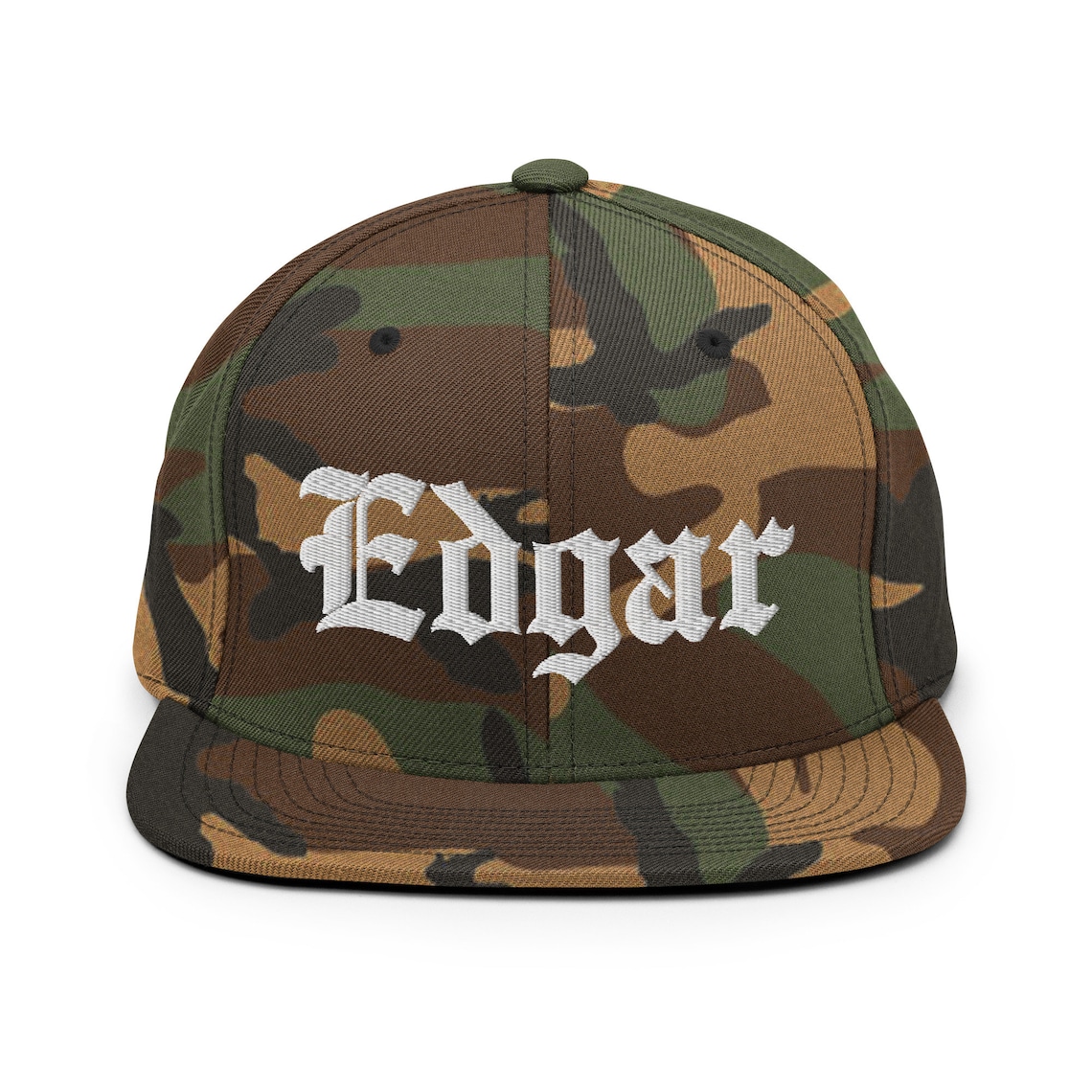 Edgar OG Old English Snapback Hat - Etsy