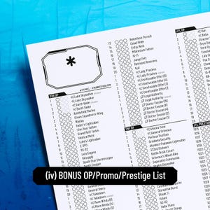 Star Wars Unlimited Checklist Printable Card List Minimal SWU Binder ...