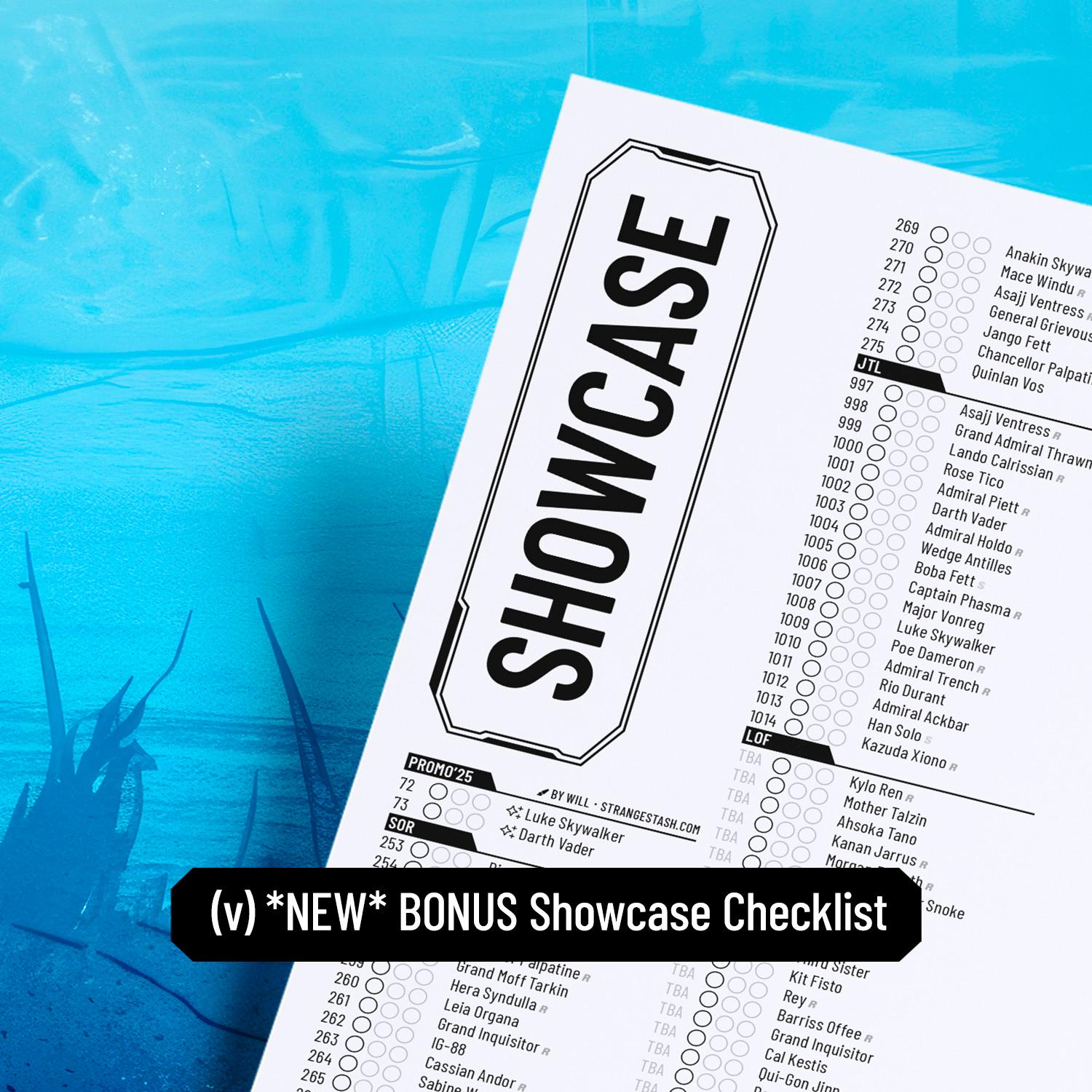 Star Wars Unlimited Checklist Printable Card List Minimal SWU Binder ...