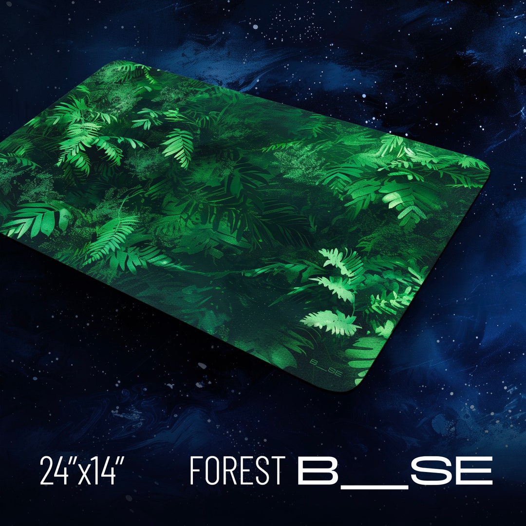 Basemat™ FOREST 24 X 14 Single Playmat Gaming Base Scene Mat TCG CCG ...