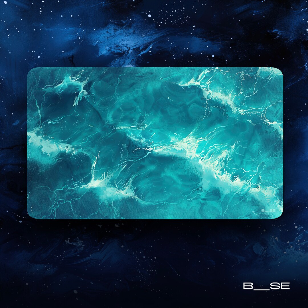 Basemat™ OCEAN 24" X 14" Single Playmat Gaming Base Scene Mat TCG CCG ...
