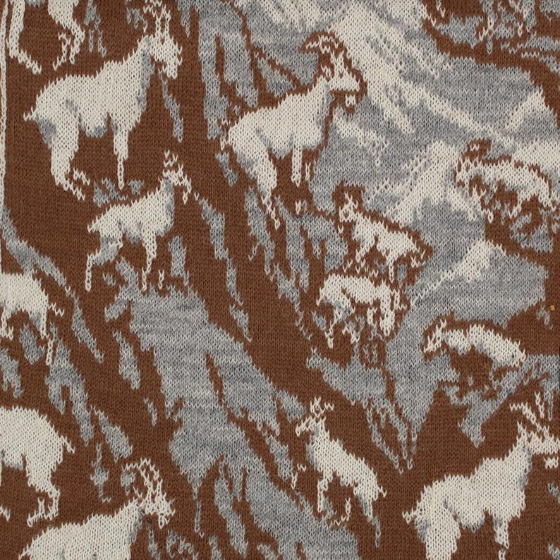 Alpaca Scarf Mountain Goat Knit - Made in Montana USA - Etsy