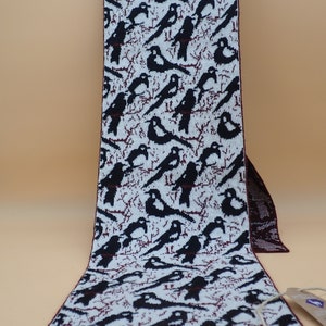 Alpaca Scarf Magpie Mischief Knit - Made in Montana USA - Etsy