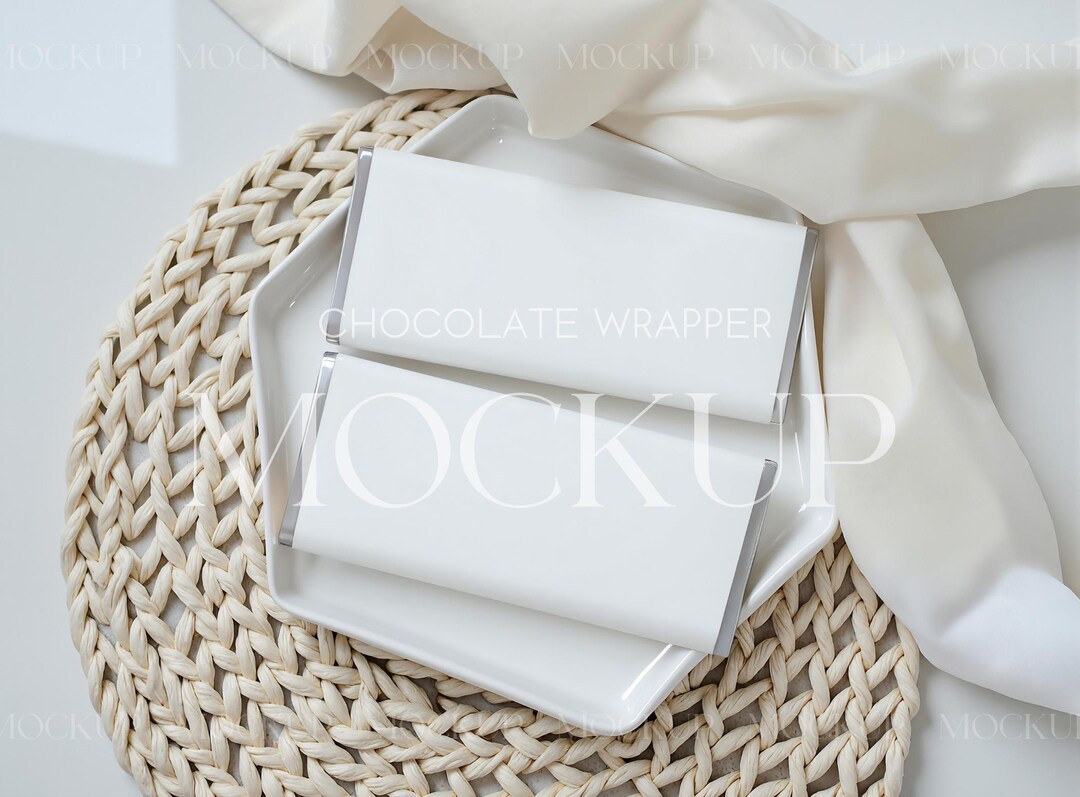 Chocolate Wrapper Mockup, Chocolate Bar Wrapper Mockup, Candy Wrapper ...