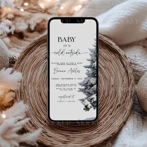 Christmas iPhone Screen Mockup, Holiday iPhone Mockup, Christmas Phone ...