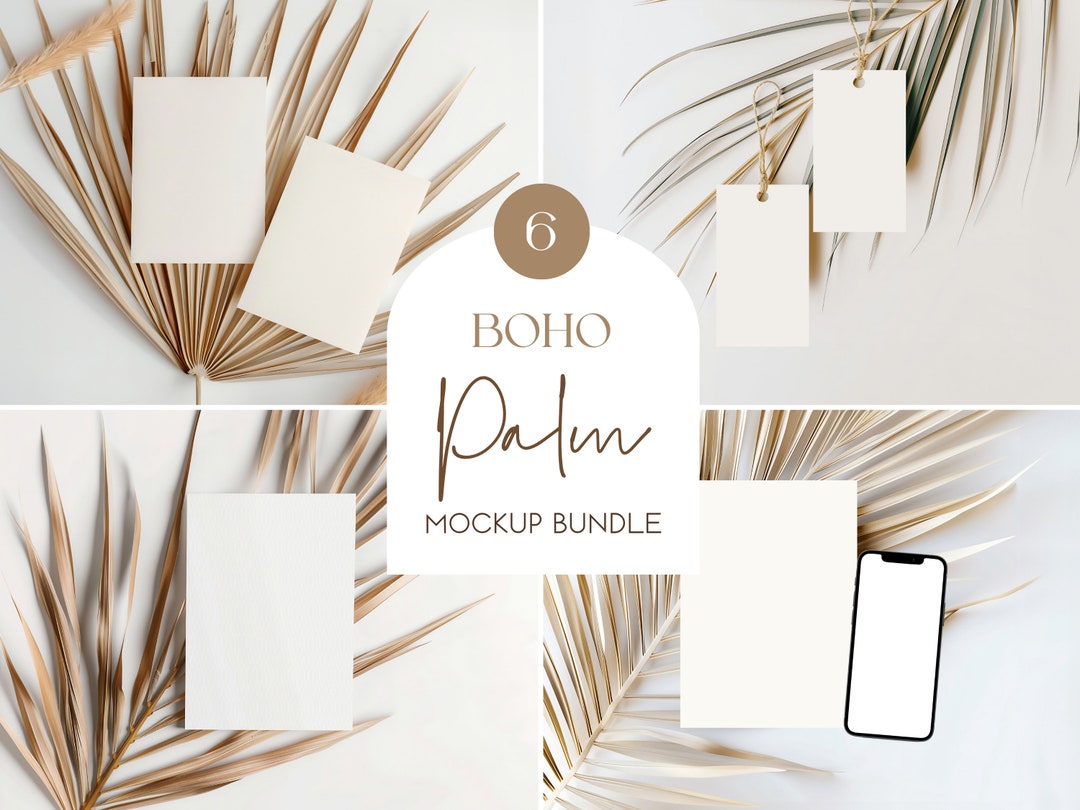 Stationary Mockup Bundle, Birthday Card Mockups, Wedding Card Mockup ...